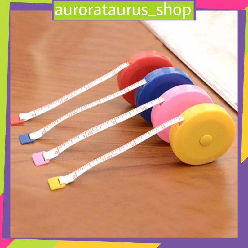Jual Meteran Gulung Mini / Meteran Baju / Meteran Kain Alat Ukur Badan ...