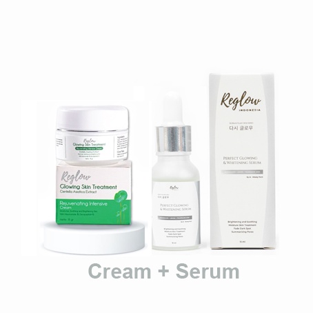 Jual Reglow Serum Korean Glass Skin + Cream Reglow | Shopee Indonesia