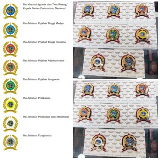 Jual pin jabatan fungsional ATR BPN | Shopee Indonesia