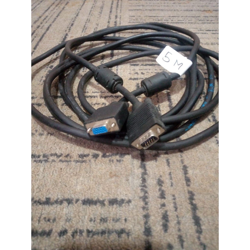 Jual Kabel Vga Male To Female 5 Meter Bisa Sebagai Extension | Shopee Indonesia