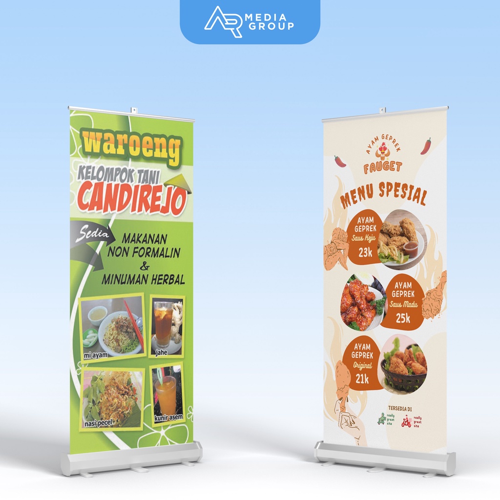 Jual Roll Up Banner, Stand Banner Plus Cetak Banner, Roll Up Banner Wisuda, Roll Up Banner Toko ...
