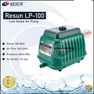 Jual RESUN LP-100 Aerator Pompa Udara Kolam Ikan Aquarium Air Pump ...