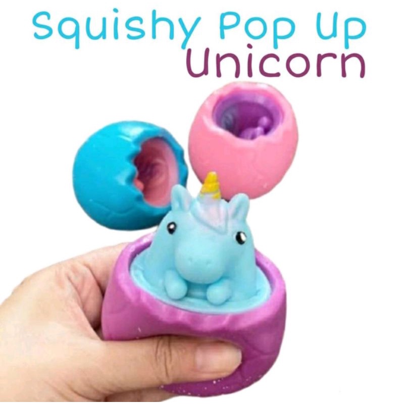 Jual MAINAN SQUISHY POP UP UNICORN | Shopee Indonesia