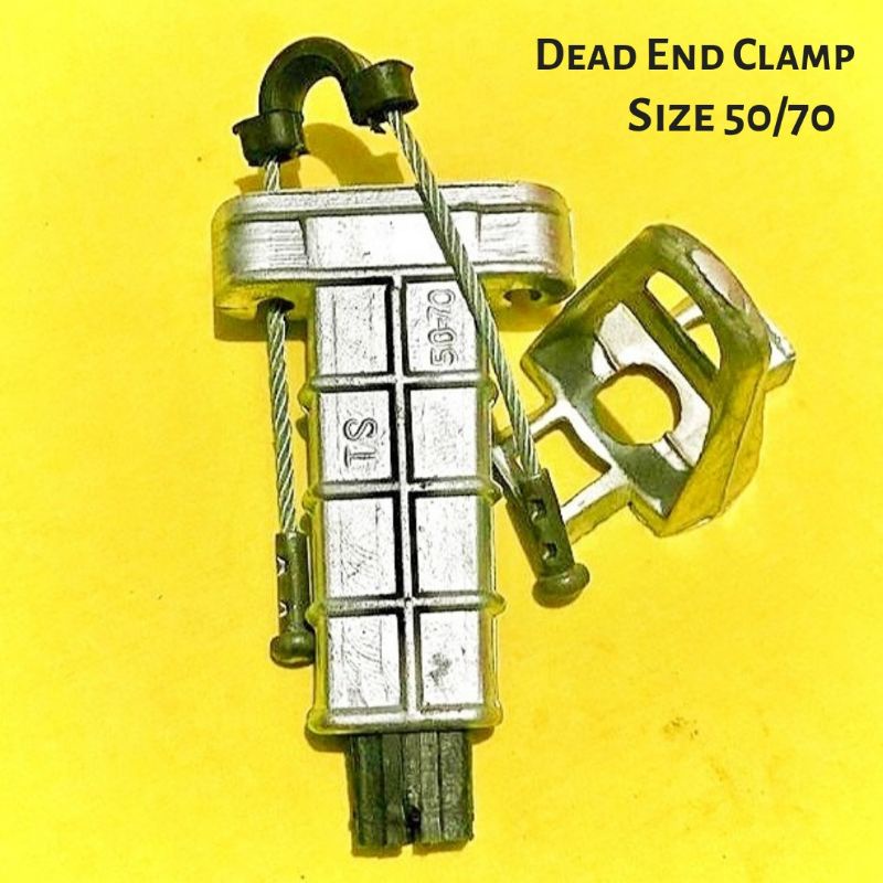 Jual Dead End Klem Buaya 50 70 Fixed Clamp Bracket Accessories Tiang ...