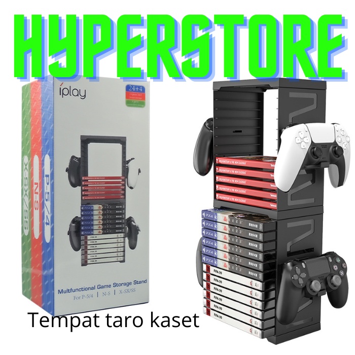 Jual PS5 Xbox Switch iPlay /Dobe Storage Stand /Disc Storage Stand ...