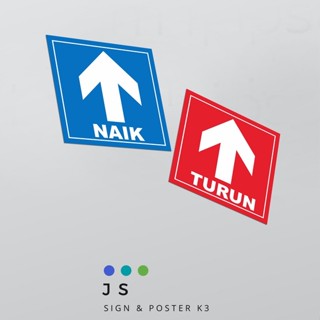 Jual STICKER ARAH PANAH TANGGA NAIK -TURUN | Shopee Indonesia