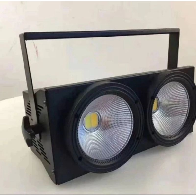 Jual lampu fresnel minibrute 2 mata 200w (2x100) white/warm/coolwhite ...