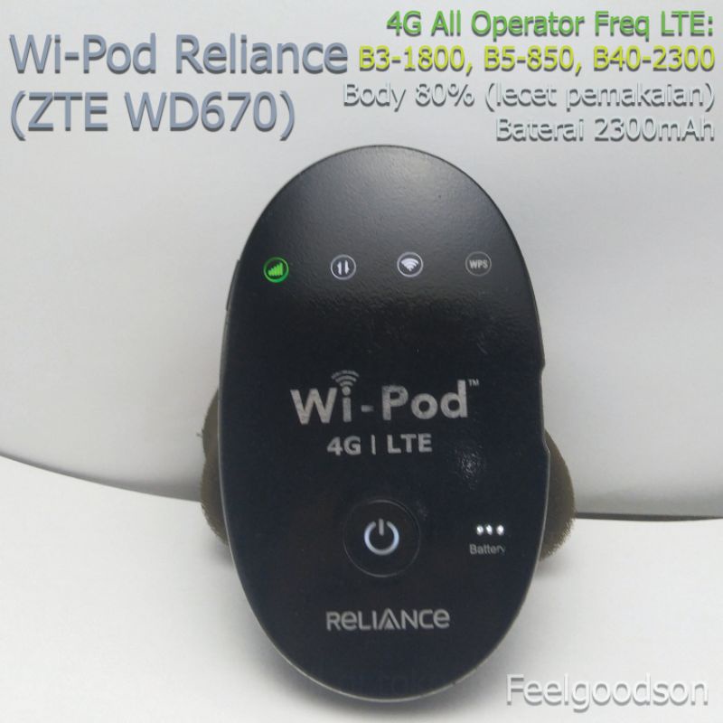 Jual Modem WiFi Wi-Pod Reliance (ZTE WD670) | Shopee Indonesia