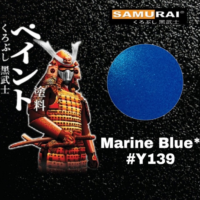 Jual Samurai Paint Y139 MARINE BLUE Cat Semprot Warna Biru Candy ...