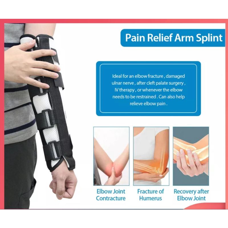 Jual penyangga cidera lengan tangan / back slab arm / pelurus lengan ...