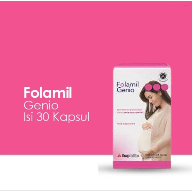 Jual Folamil Genio isi 30 Soft Capsules - Soft Capsules - Suplemen ...