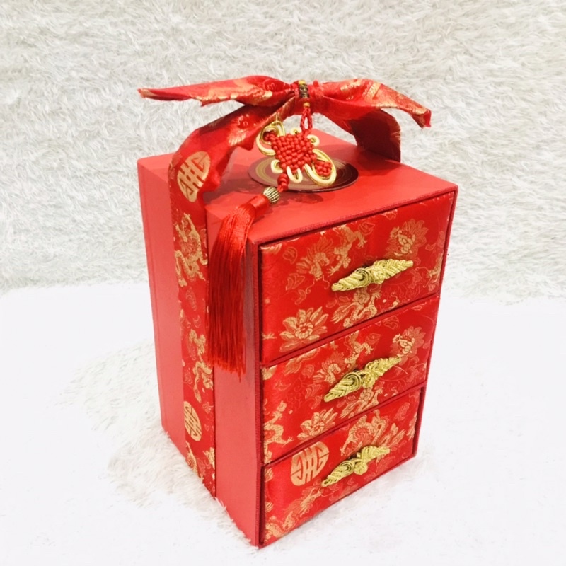 Jual Laci tarik 3 susun / box imlek / sanjit | Shopee Indonesia
