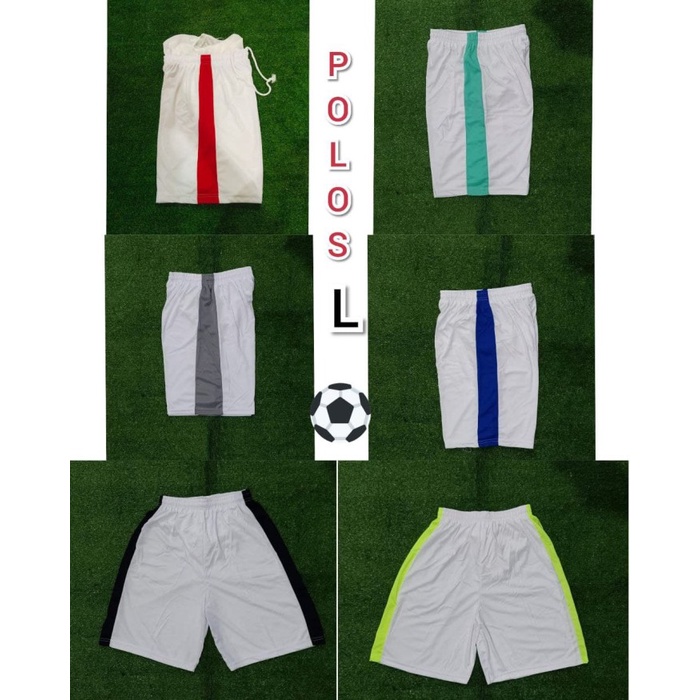 Jual Celana Training Celana Bola Pria Polos Putih | Shopee Indonesia