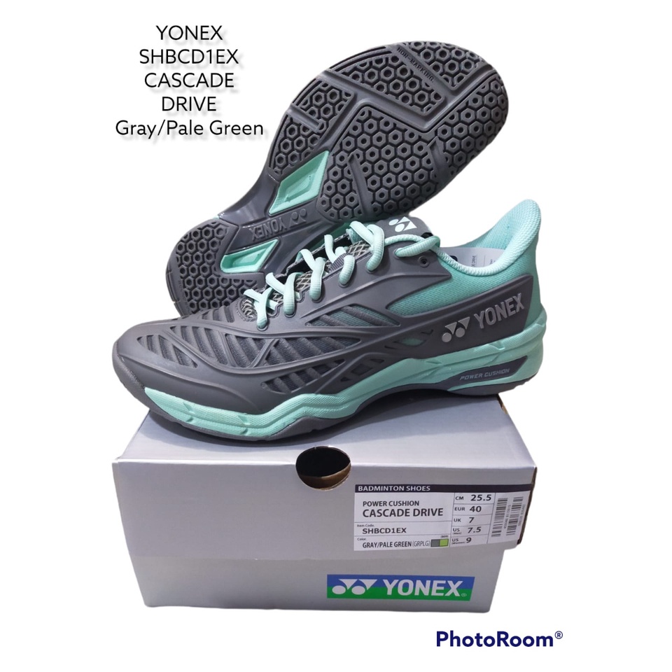 Jual Sepatu Badminton Tenis Yonex Cascade Drive Grey / Pale SHBCD1EX ...