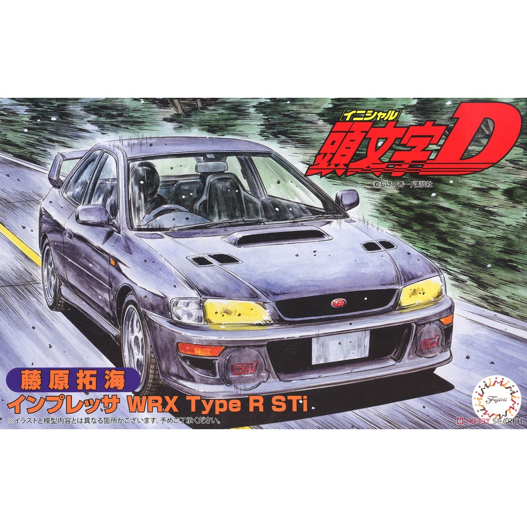 Jual Fujimi 18366 1/24 Impressa WRX TypeR Sti Fujiwara Takumi Initial D ...