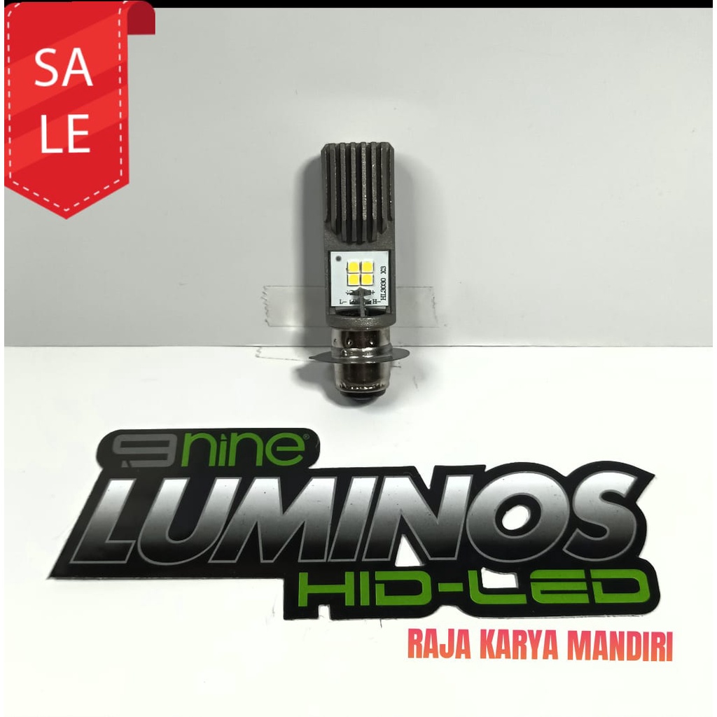 Jual LAMPU LED LUMINOS LAMPU UTAMA MOTOR BEBEK MATIC H6 CSP HI LO WHITE ...