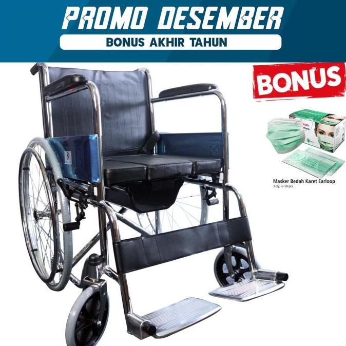 Jual Kursi Roda Tempat BAB - Buang Air Besar - Orang Tua - Sella ...