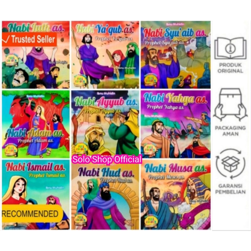 Jual BUKU SERI NABI-NABI KISAH 25 NABI DAN RASUL CERITA KISAH NABI DAN RASUL DUA BAHASA FULL ...