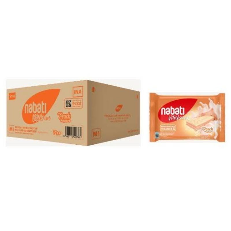 Jual NABATI WAFER RASA VITAKRIM PEACH YOGURT | Shopee Indonesia