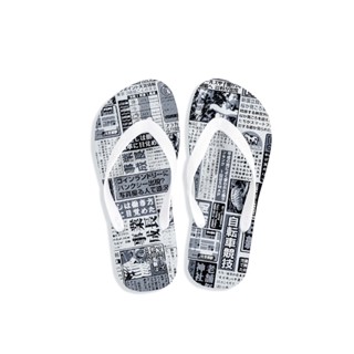 Jual Sandal Konnichiwa Shimbun - Unisex - Black White | Shopee Indonesia