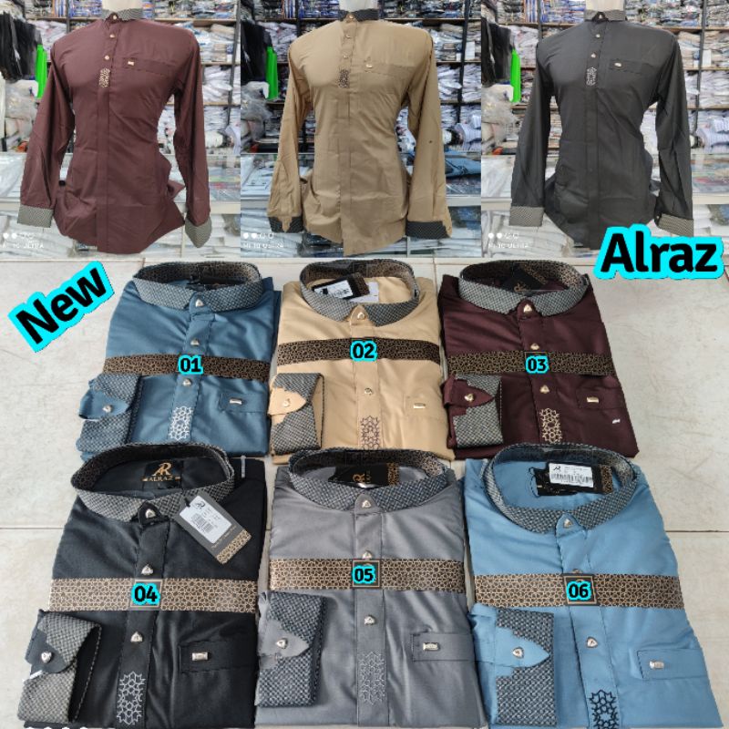 Jual KOKO ALRAZ LENGAN PANJANG THARIQ-FS KOKO MODERN TERBARU | Shopee ...
