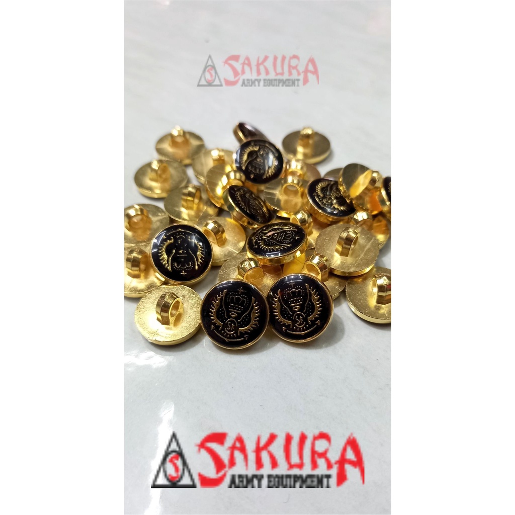 Jual Kancing Safari Garuda Emas Kancing Baju Seragam Safari 12pcs ...
