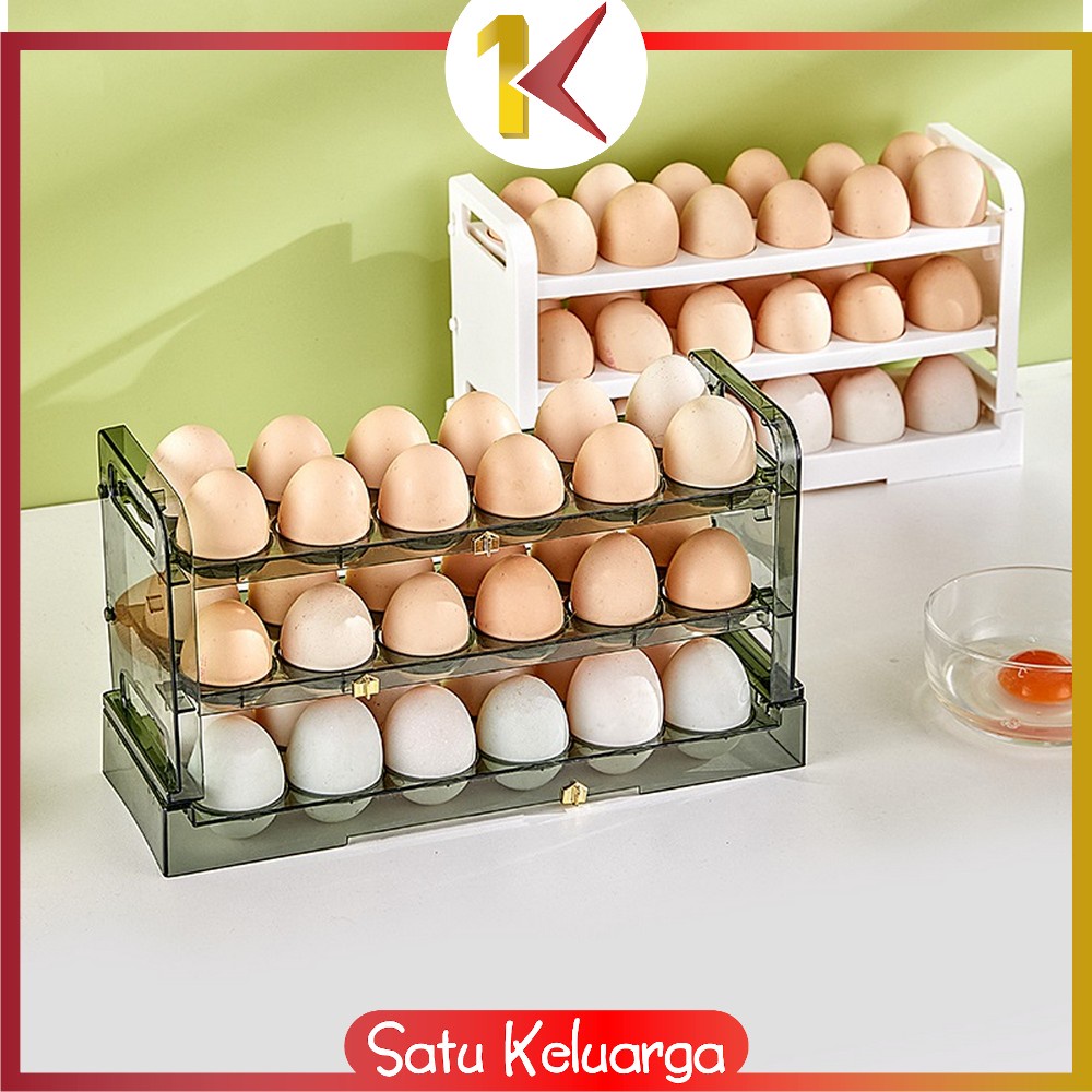 Jual SK-C725 Tempat Telur 36 Lubang Sekat / Rak Penyimpanan Telur 3 ...