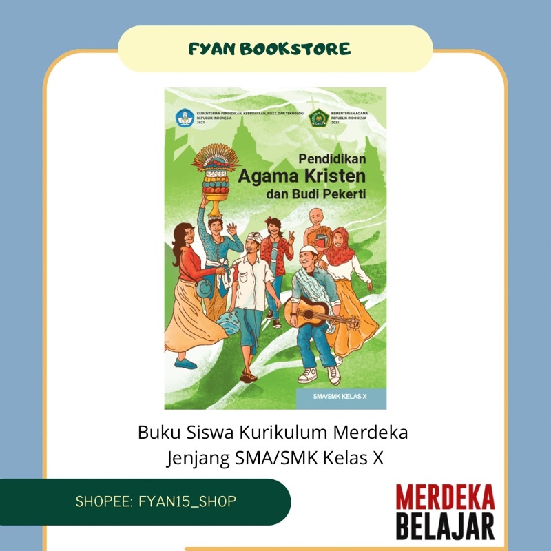 Jual Fyan Book Store: Buku Siswa Pendidikan Agama Kristen dan Budi Pekerti Jenjang SMK/SMA Kelas ...