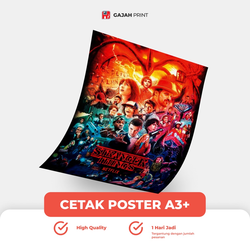 Jual Cetak Poster Custom Design Bebas A3+ Print 1/2 Sisi Kertas / Poster Dinding Custom | Shopee ...