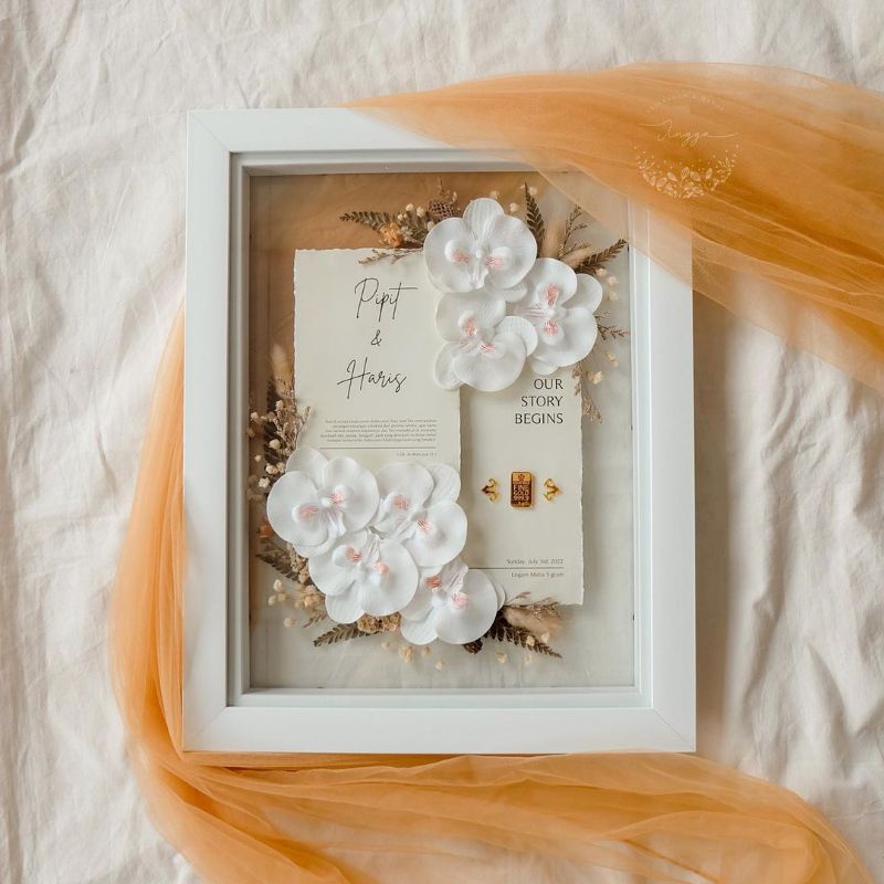 Jual Bingkai Mahar Pernikahan Anggrek 30*40 cm | Shopee Indonesia