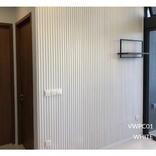 Jual WPC Wood Panel Partisi Kisi PVC Wallpanel Motif Kayu Uk 150cm x ...