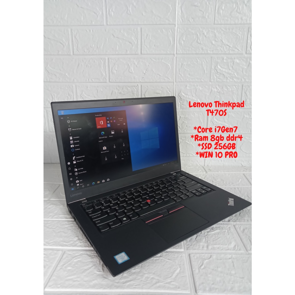 Jual LENOVO T470S CORE I7 GEN 7 RAM 8GB SSD 256GB | Shopee Indonesia