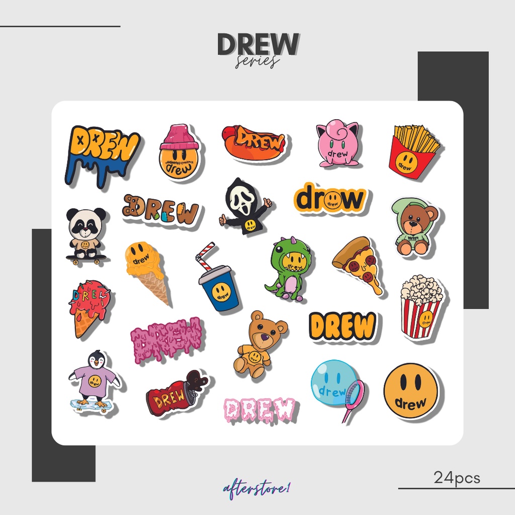 Jual [STIKER DREW HOUSE] STICKER AESTHETIC | STICKER TUMBLR | STIKER ...