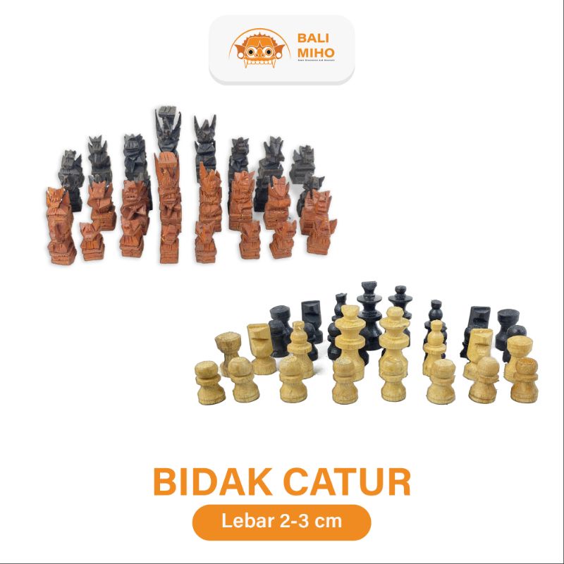 Jual Bidak Catur Bali - Bidak Catur Kayu - Pion Nasional - Pion Catur ...