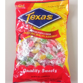 Jual Permen Texas Liliput Candy Rasa Buah Stroberi Jeruk Lemon Apel ...