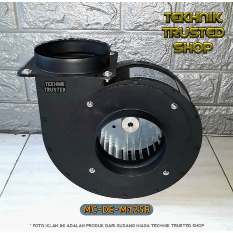 Jual Centrifugal fan direct MC DE125R 90w 220v Blower keong hisap ...