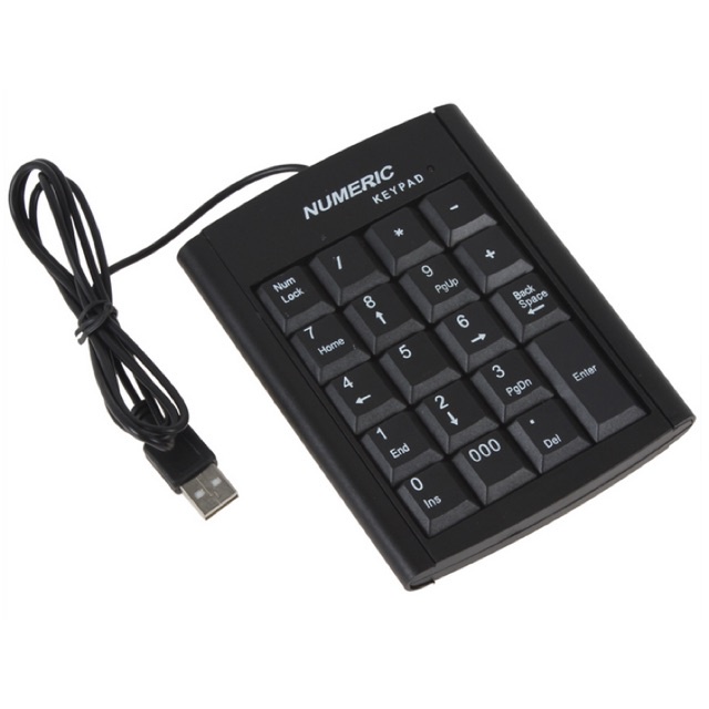Jual Keyboard Numerik / Keypad Numeric / Numpad Keyboard Angka Kabel ...