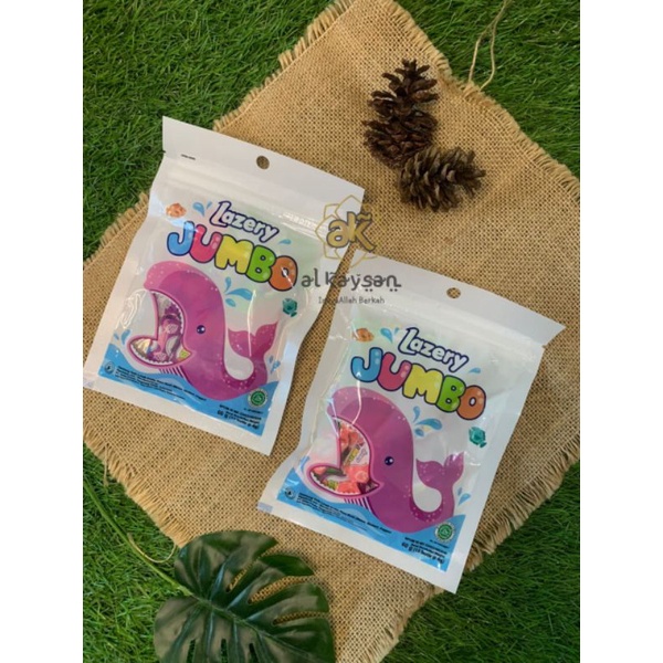 Jual PERMEN LAZERY JUMBO rasa ANEKA BUAH 60 gr isi 15 pc HALAL | Shopee ...