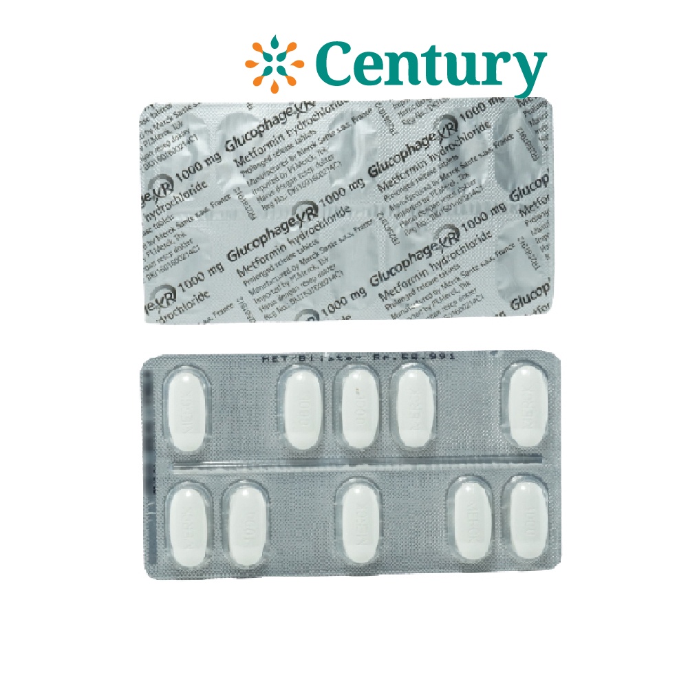Jual GLUCOPHAGE XR 1000MG 1 STRIP ISI 10 TABLET / METFORMIN / DIABETES ...