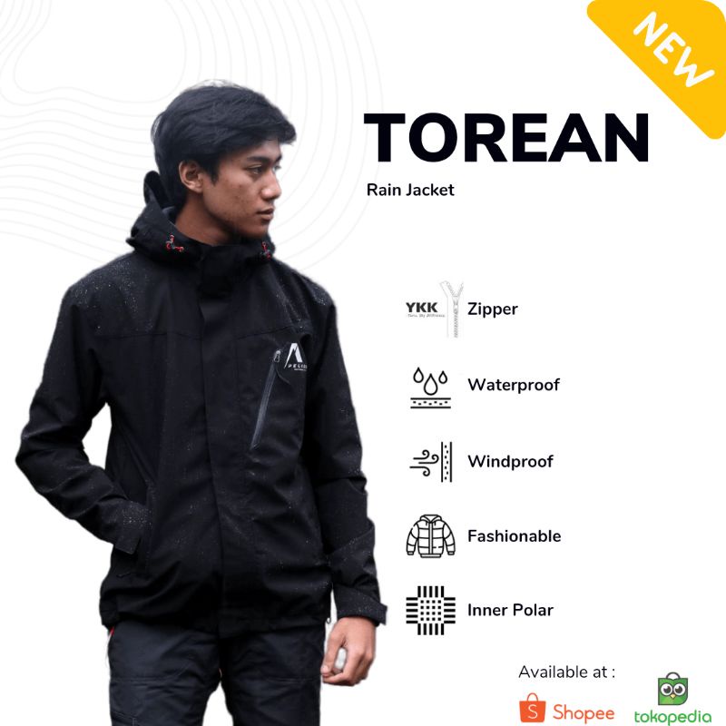 Jual Jaket Gunung Outdoor Waterproof Pelvoux Torean | Shopee Indonesia