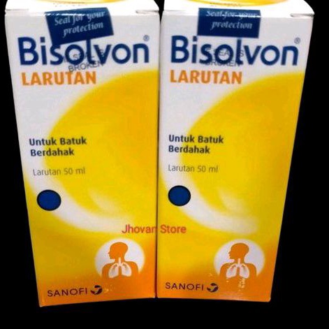 Jual BISOLVON SOLUTION 50 ml ~ Berfungsi mengencerkan Dahak,dapat ...