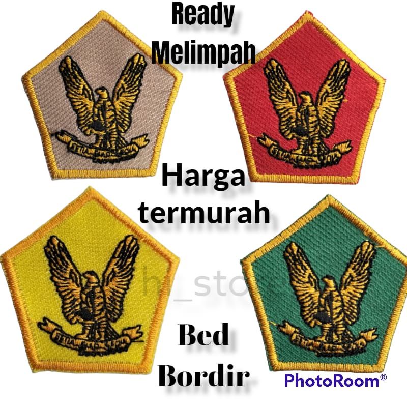 Jual Bed Bordir tanda harian pramuka garuda,siaga,penegak,pendega ...