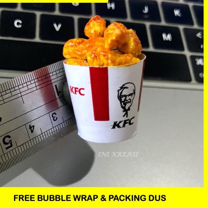 Jual Kirim Sekarang.. MINIATUR KFC BUCKET + ISI MINIATUR AYAM GORENG 58 ...