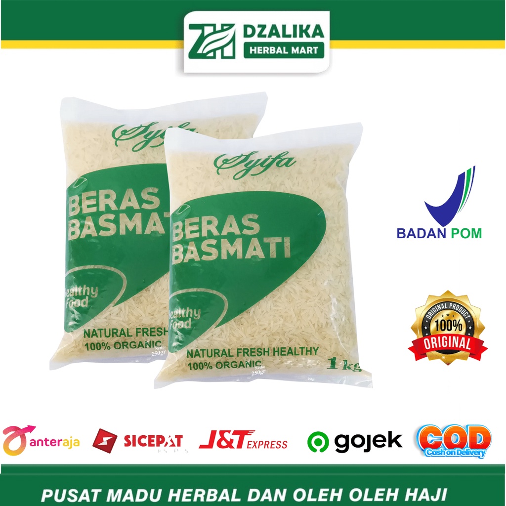 Jual BERAS BASMATI 1KG BULIR PANJANG NASI BIRYANI BRIYANI KABSAH INDIA ...