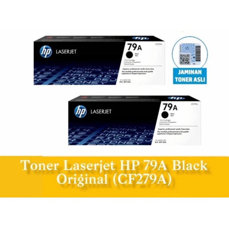Jual HP Toner Laserjet 79A Black (CF279A) Original HP LaserJet Pro M12a ...