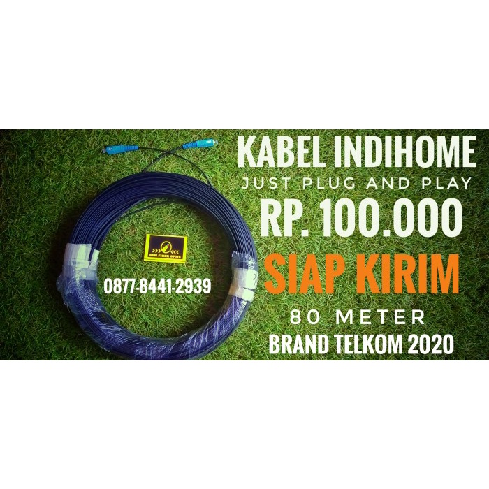 Jual Kabel Wifi Fiber Optic Standart Telkom Siap Pakai | Shopee Indonesia