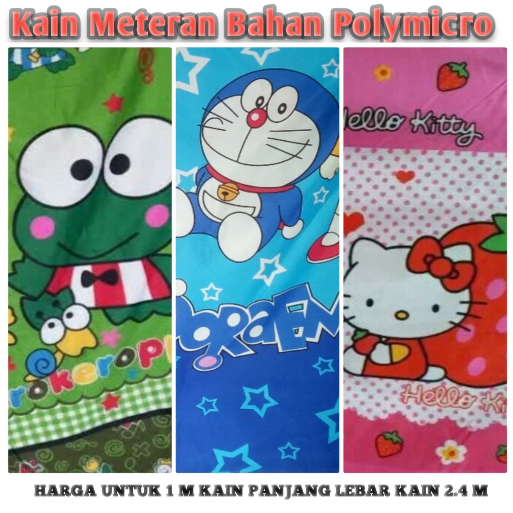 Jual Kain Katun Poly Micro Bahan Sprei Motif Panjang 1 Meter Lebar 240Cm | Shopee Indonesia