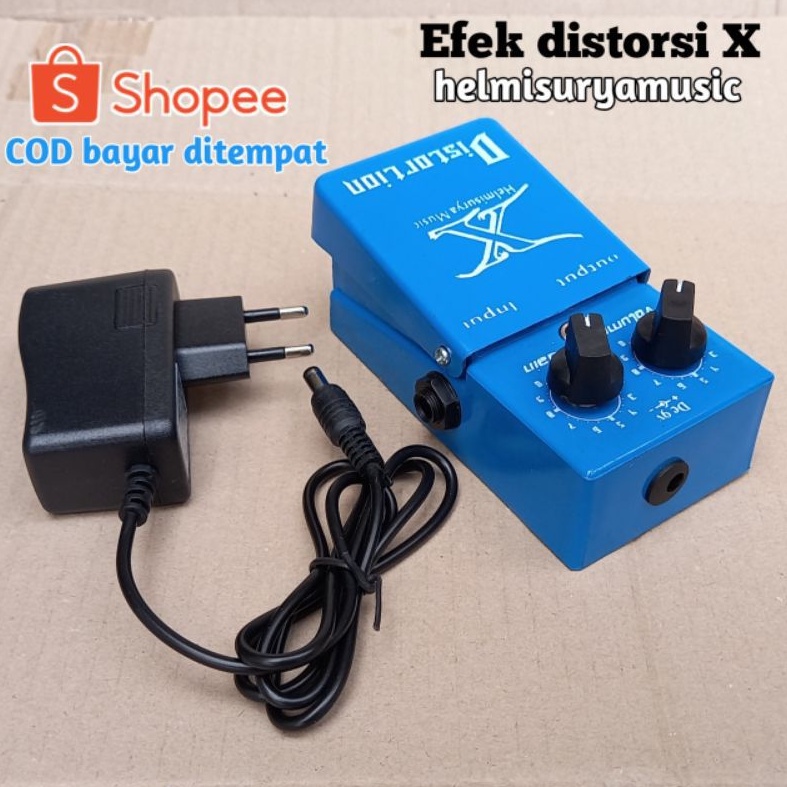 Jual Efek gitar - efek gitar distorsi X New plus Adaptor | Shopee Indonesia
