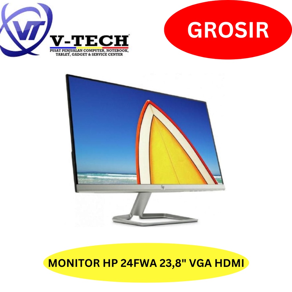 Jual MONITOR HP 24FWA 23,8" VGA HDMI | Shopee Indonesia