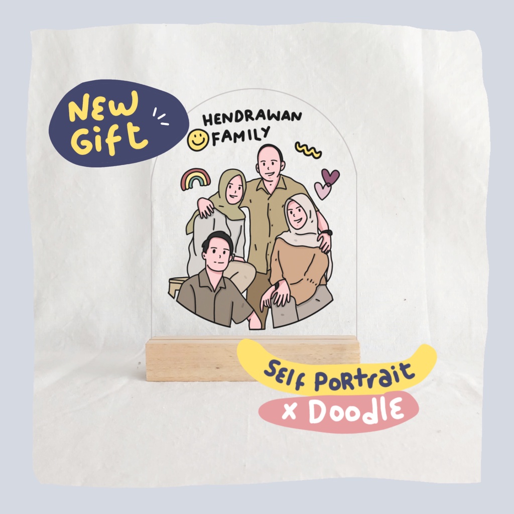 Jual My Better Half Family x doodle / Kado Keluarga Kado Mertua Gift ...